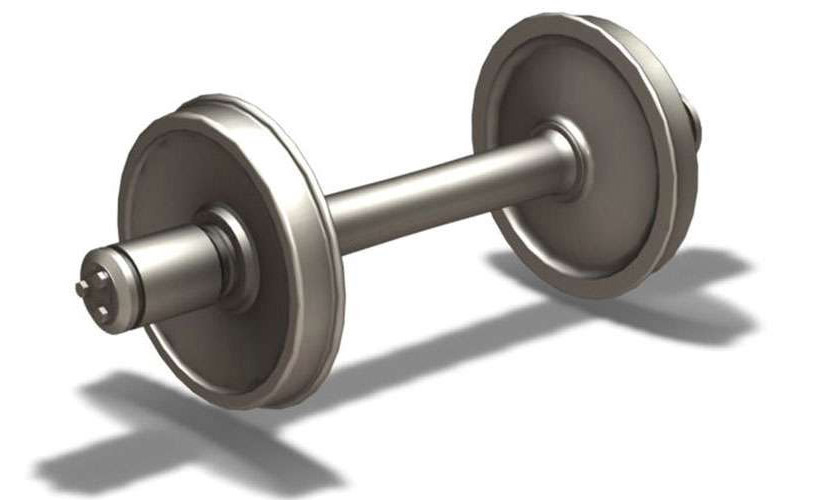 High-precision train axles | Precision CNC turning