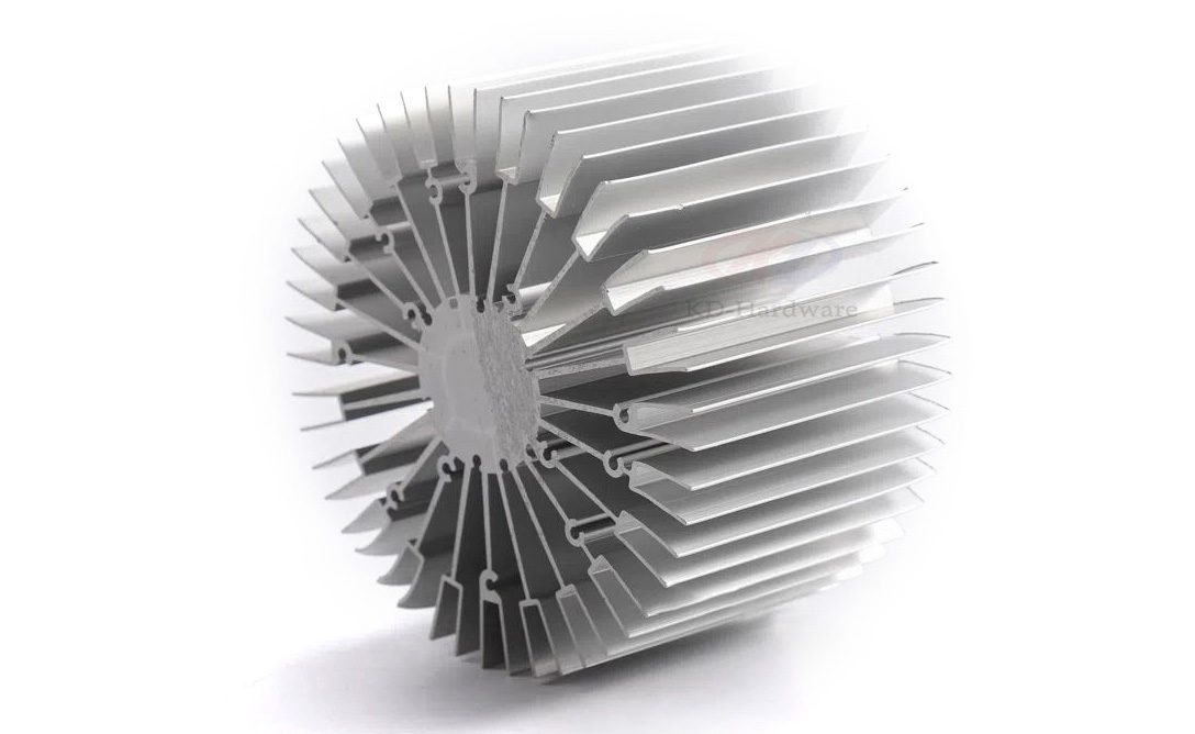 High-Efficiency LED Round Heat Sink | Aluminum Extrusion Manufacturing